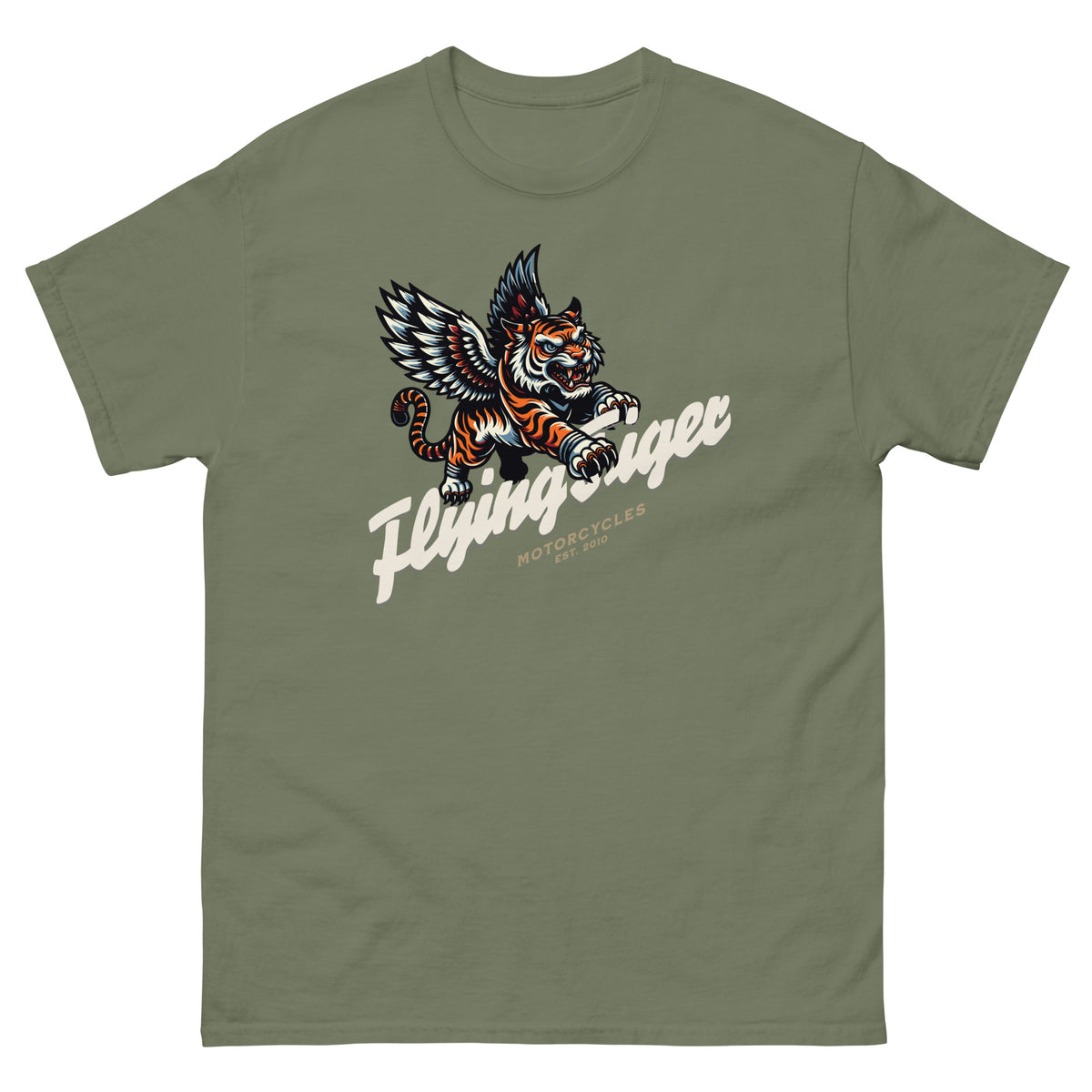 Flying Tiger Full Color Tshirt – Flying Tiger Motorcycles