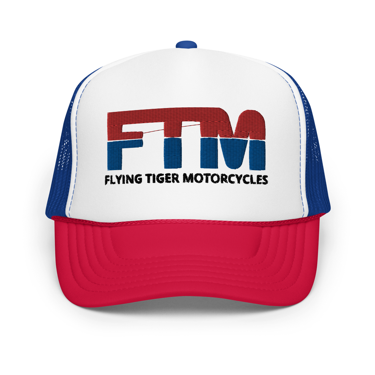 FTM Racing Team - Foam trucker hat – Flying Tiger Motorcycles