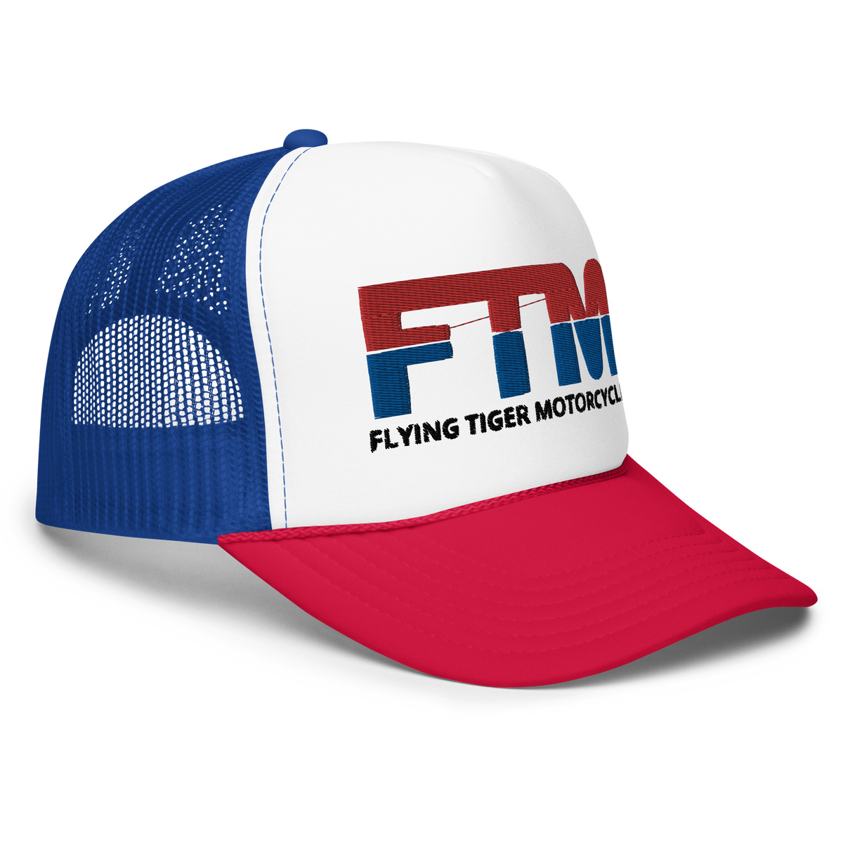 FTM Racing Team - Foam trucker hat – Flying Tiger Motorcycles